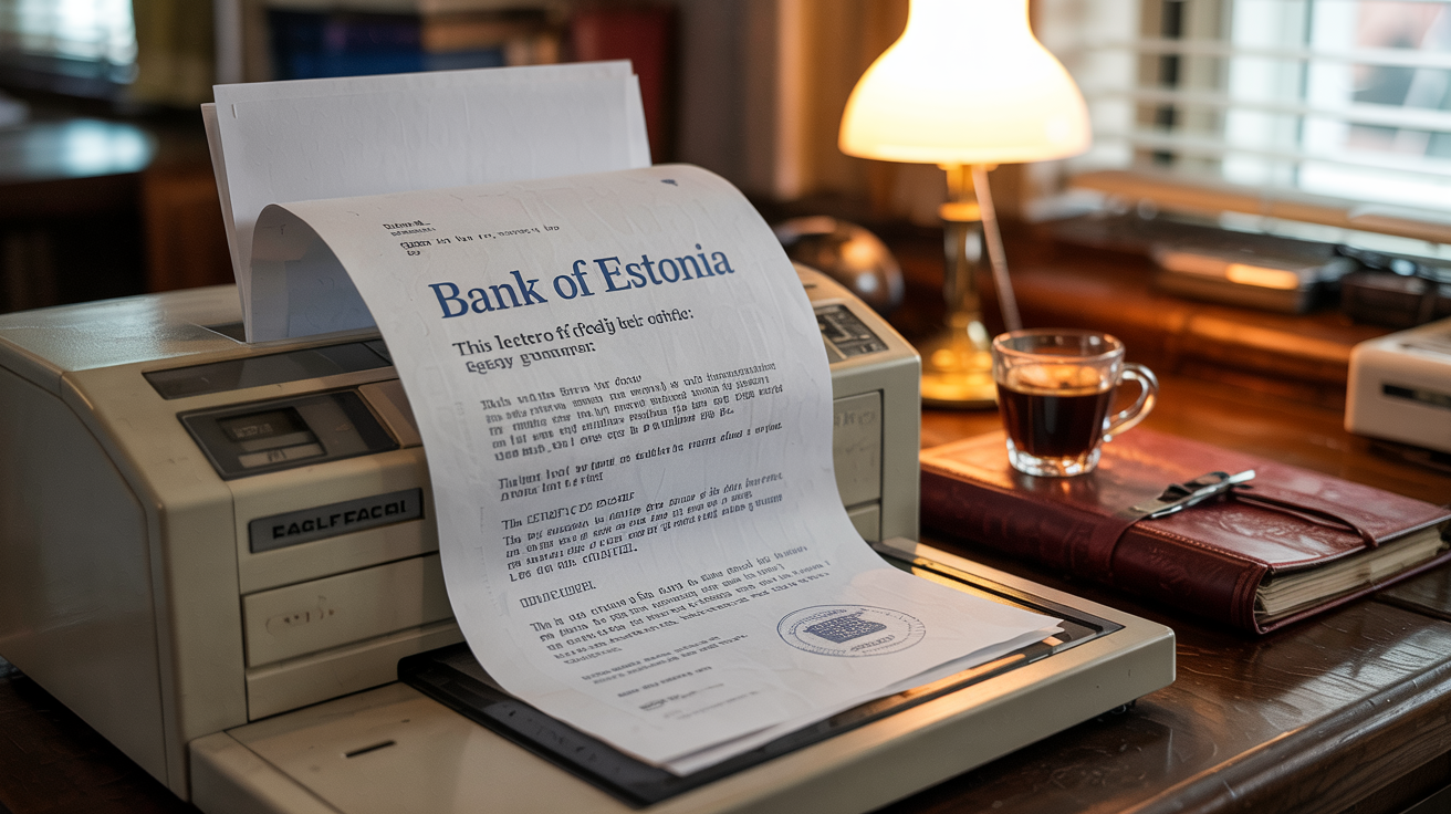 90ndate Eesti: Eesti Panga “faksi-garantiid” – kui koopiapaber sai ...